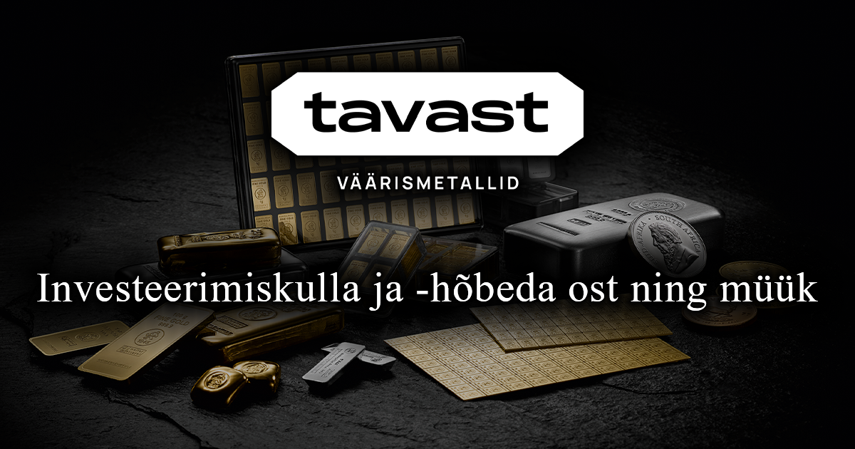 Tavast väärismetallid - kuld ja hõbe